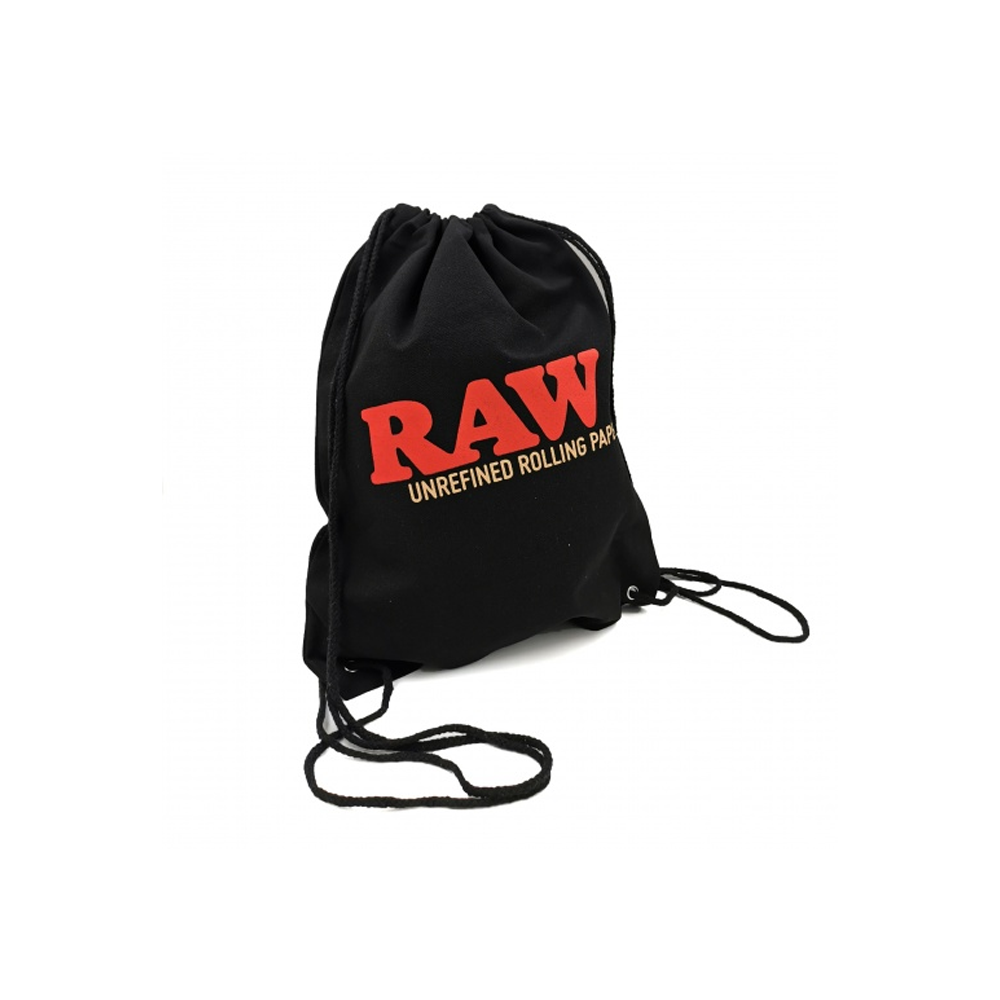 Raw Drawstring Bag Black Accessory x 1 – Smoking Supplier (UK)