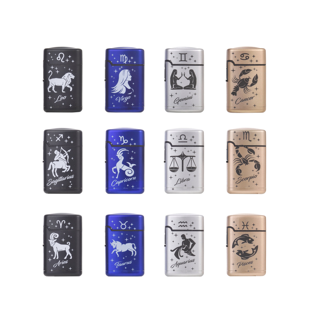 Prof Metallic Astro Jet Blue Flame Windproof Lighter x 20 – Smoking ...