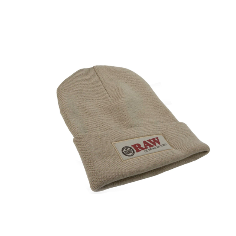 Exclusive RAW Tan Beanie Hat x 1 – Smoking Supplier (UK)