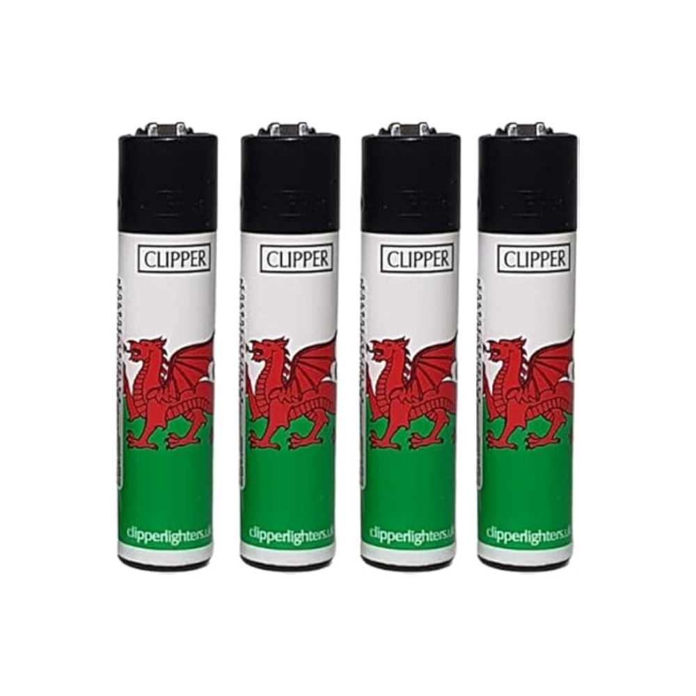Official Clipper Wales Flag CL5A022UKH X 48 lighters – Smoking Supplier ...