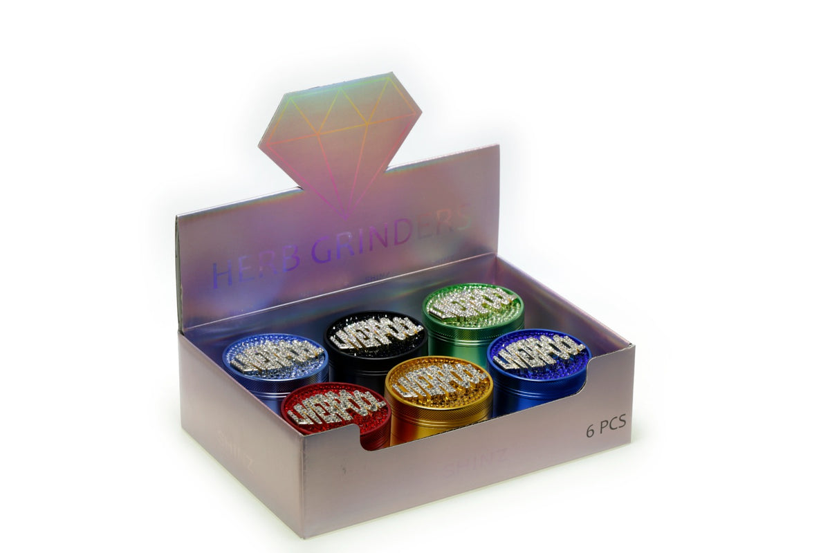 D&K Herb Metal Crystal Grinder Liverpool 63mm 6 Pack – Smoking Supplier ...
