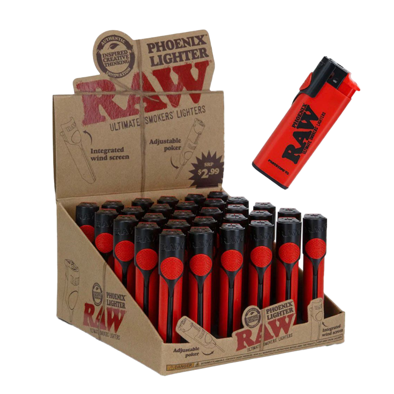Exclusive RAW Phoenix Lighter Red x 30 - Limited Stock! – Smoking ...