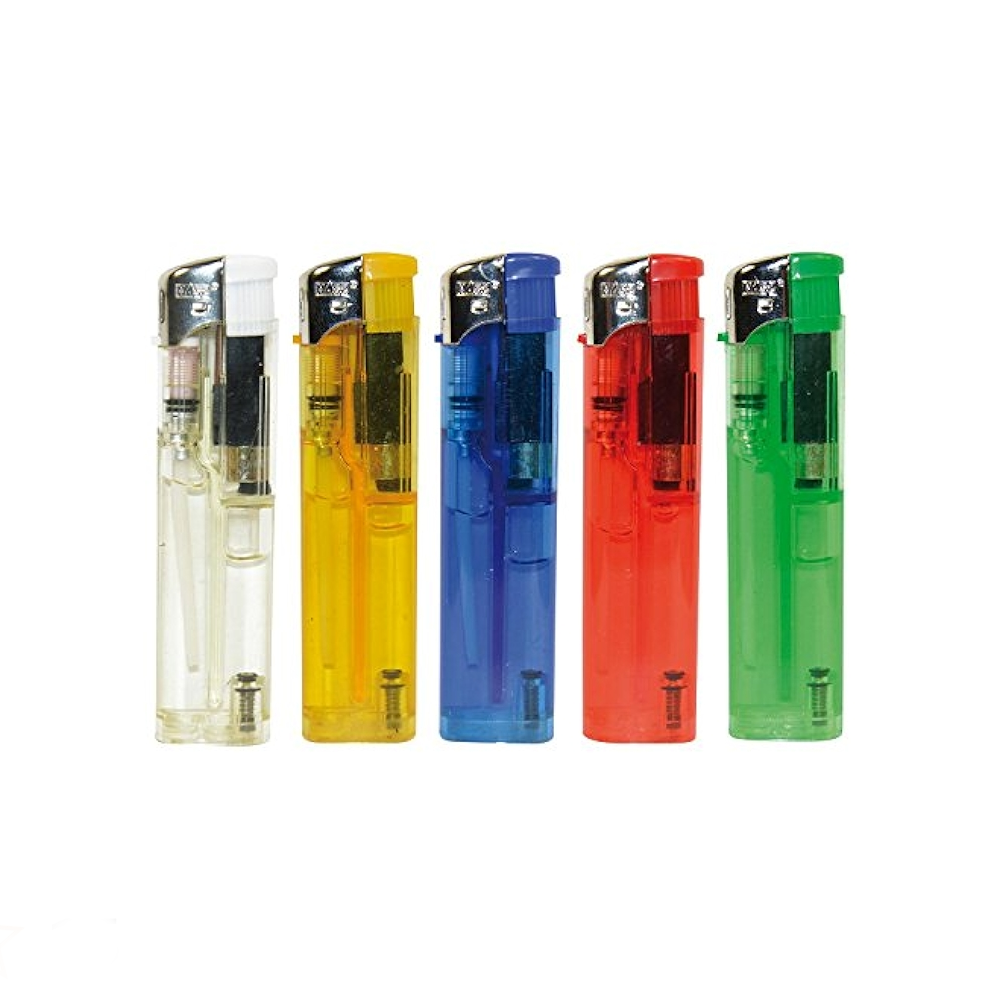 Plain Transparent Electronic Lighter Refillable Lighter 50pack ...