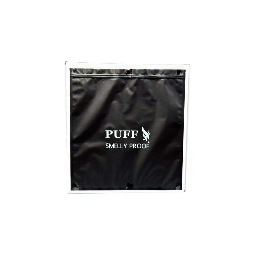 Puff Black Smelly Proof Bag 15.3" x 16.1" 25 bags – Smoking Supplier (UK)