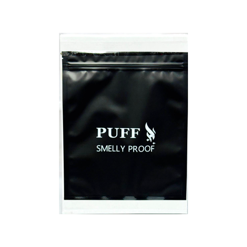 Puff Black Smelly Proof Bag 8.5" x 10" 25 bags – Smoking Supplier (UK)