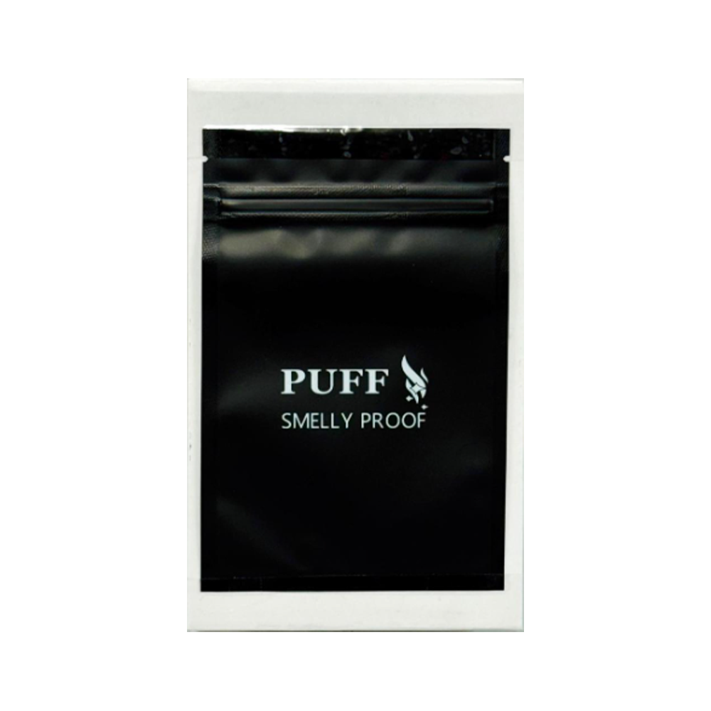 Puff Black Smelly Proof Bag 4" x 6" 100 bags – Smoking Supplier (UK)