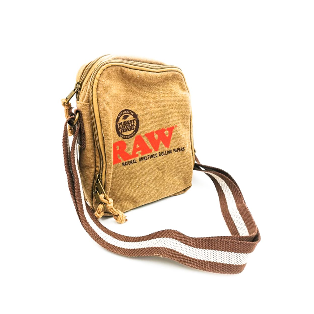 Authentic RAW Brown Shoulder Zipped Bag Accessory x 1 – Smoking ...