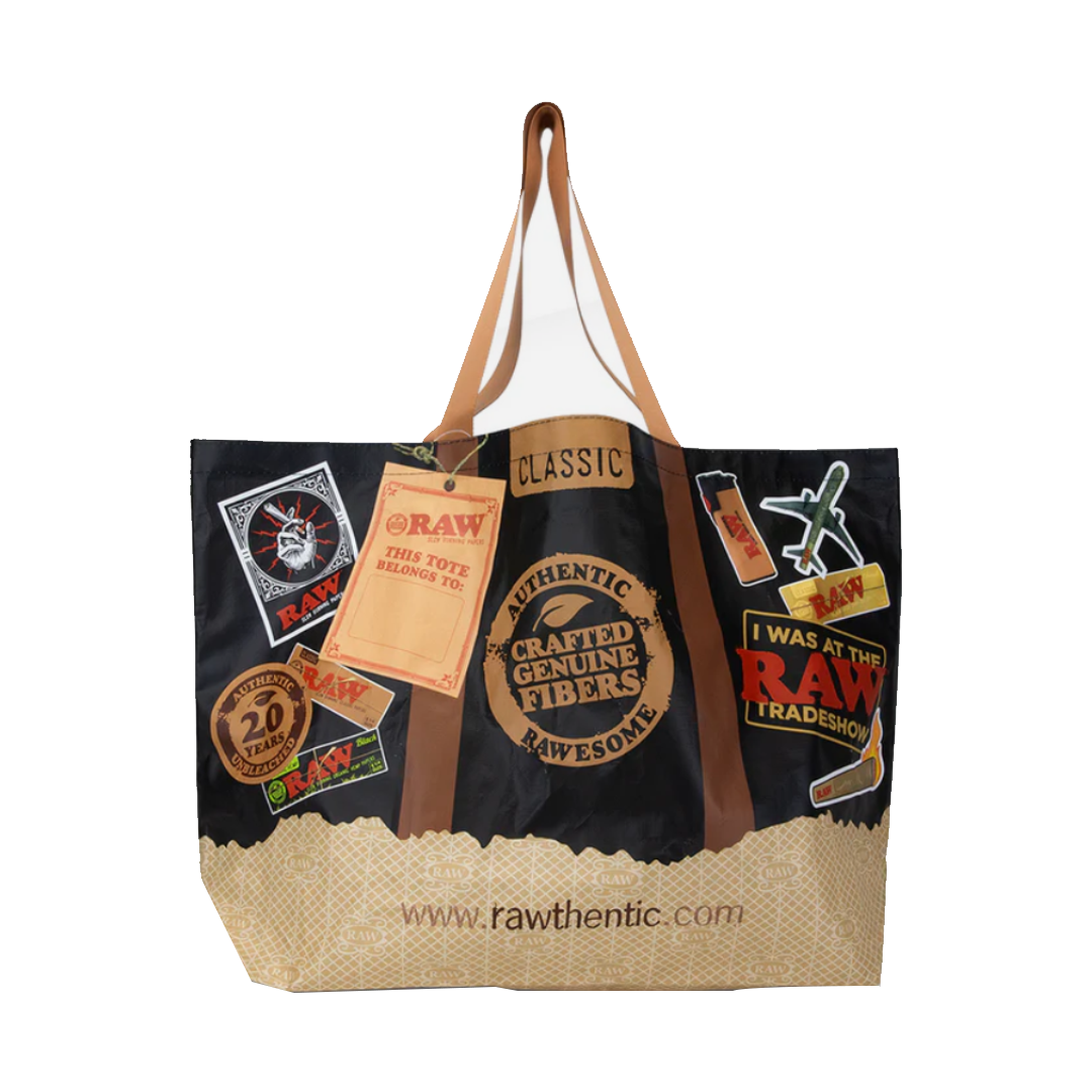 New RAW Tote Bag - Black Accessory – Smoking Supplier (UK)