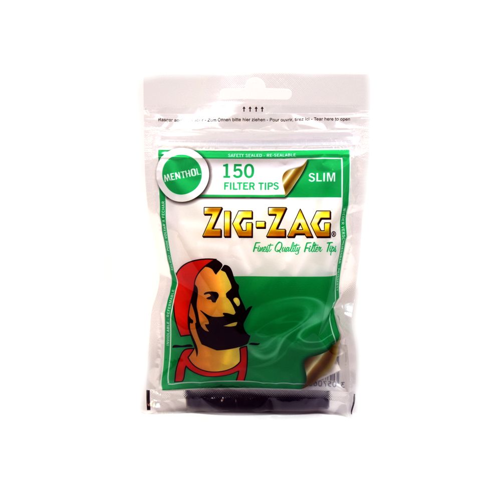 Zig Zag Slim Filter Tips Bag 150 – Fizza Electronics Ltd.